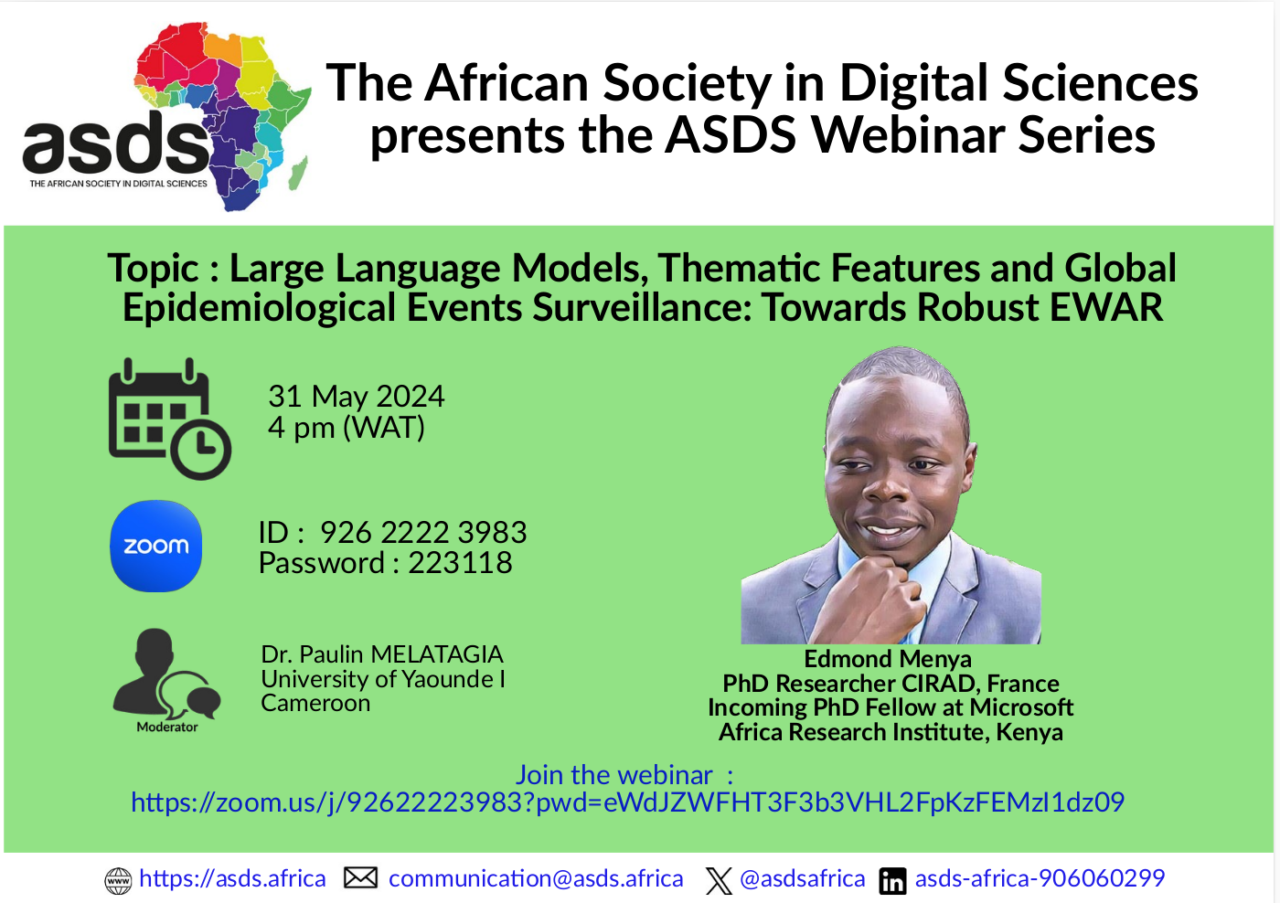 ASDS | The African Society in Digital Science